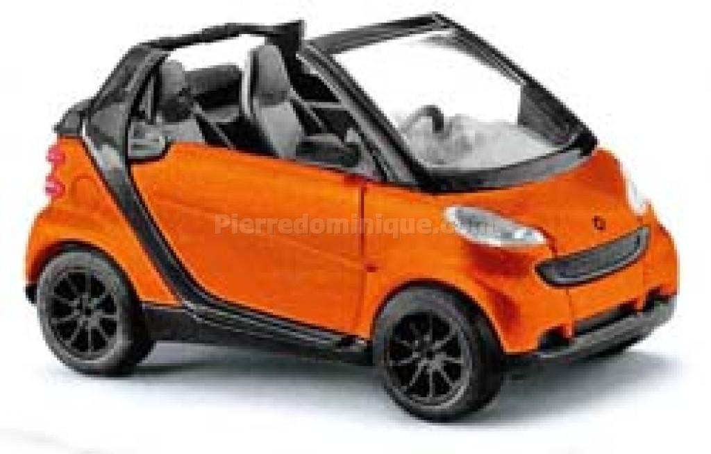 SMART FORTWO CABRIO ORANGE METALLISE/NOIR TOIT OUVERT TRUESTYLE