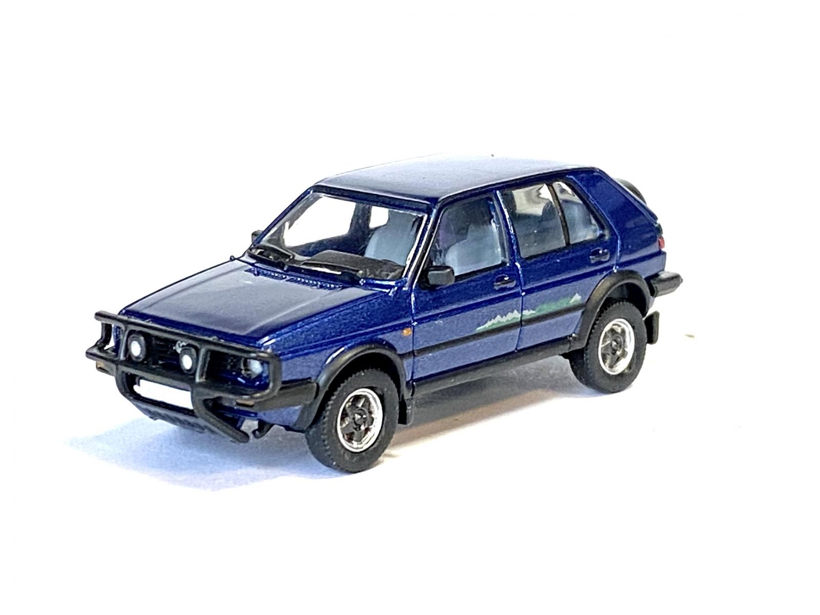 VOLKSWAGEN GOLF II COUNTRY BLEU METALLISE 1990