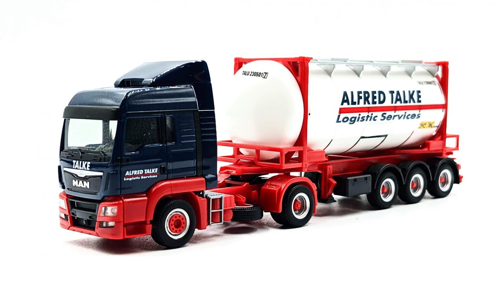TRACTEUR MAN TGS LX SZ REMORQUE CITERNE ALFRED TALKE