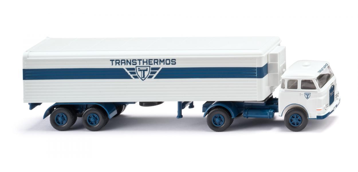 TRACTEUR MAN PAUSBACKE SEMI REMORQUE FRIGO TRANSTHERMOS