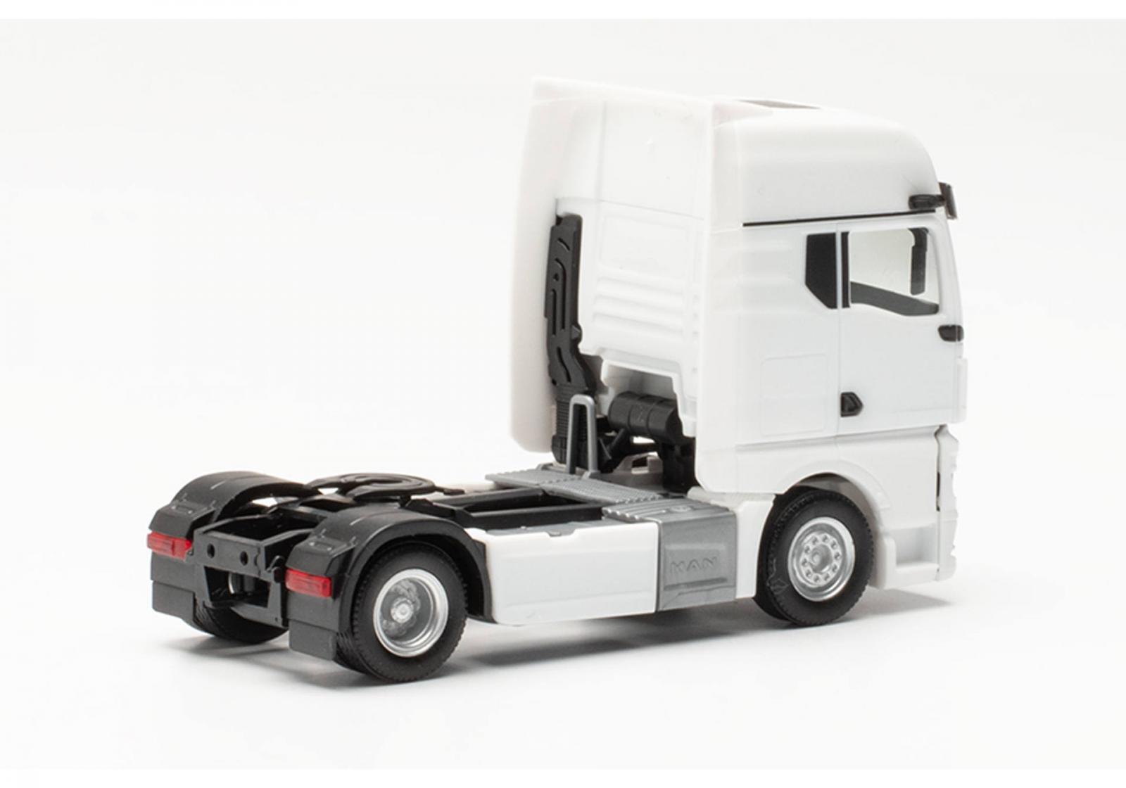 TRACTEUR MAN TGX GX A 2 ESSIEUX BLANC AVEC RETROVISEUR CAMERA