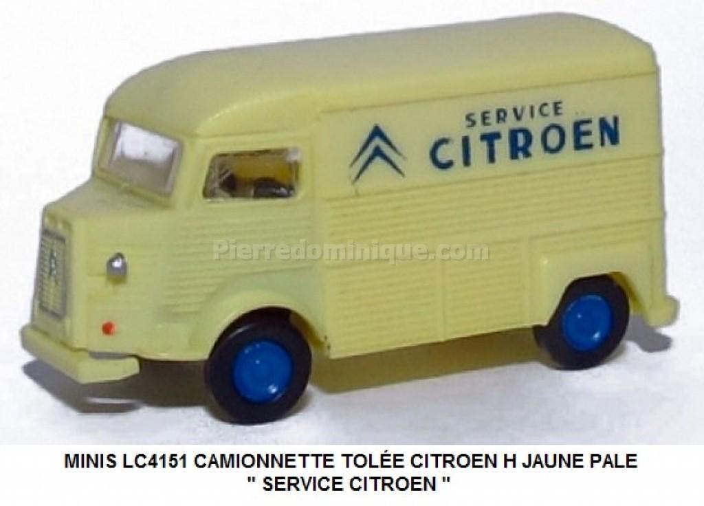 CAMIONNETTE TOLÉE CITROEN H JAUNE PALE quot; SERVICE CITROEN ...