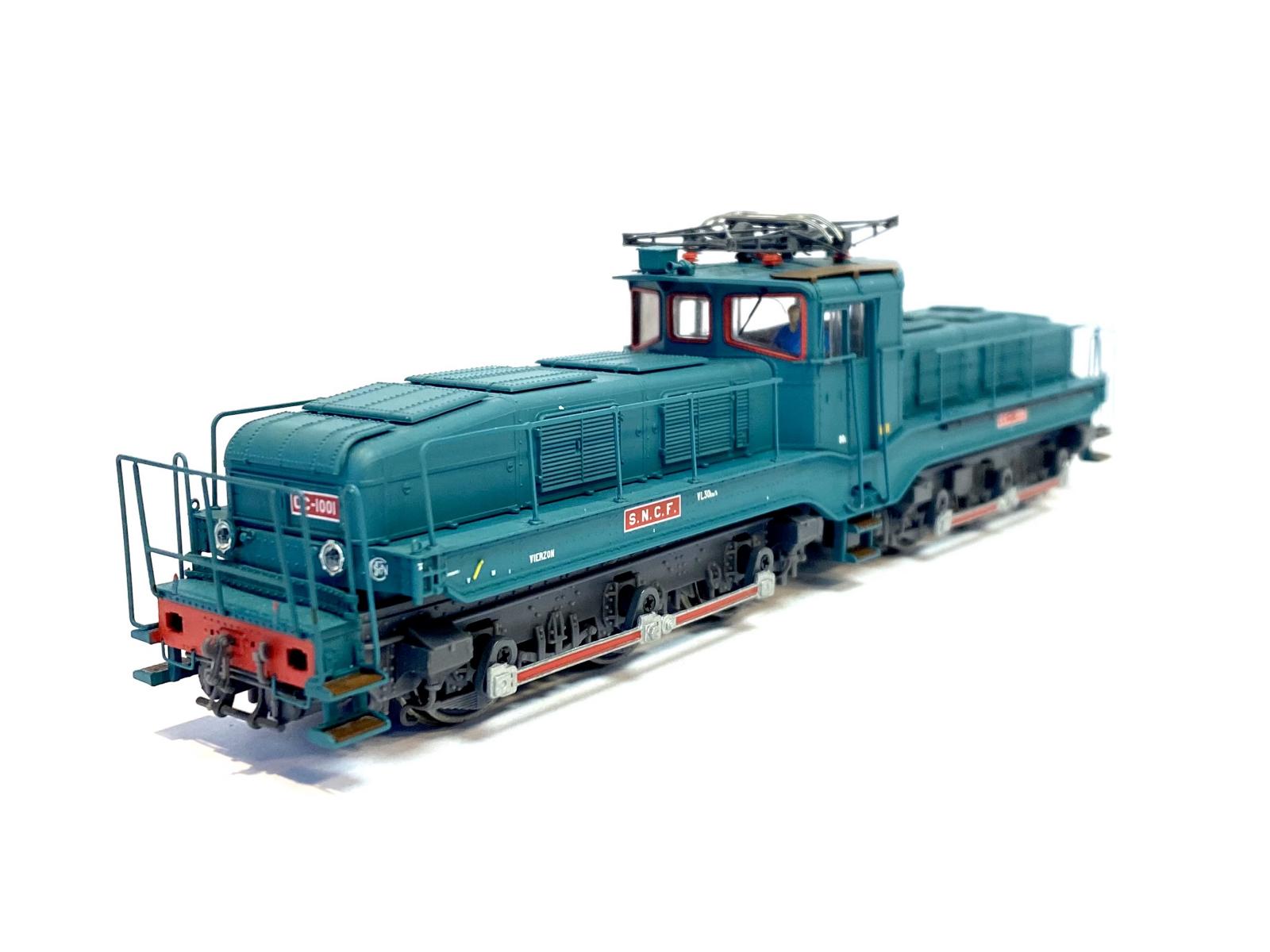 LOCOMOTIVE ELECTRIQUE CC 1001 MILLE PATTES GRIS BLEU DEPOT DE ...