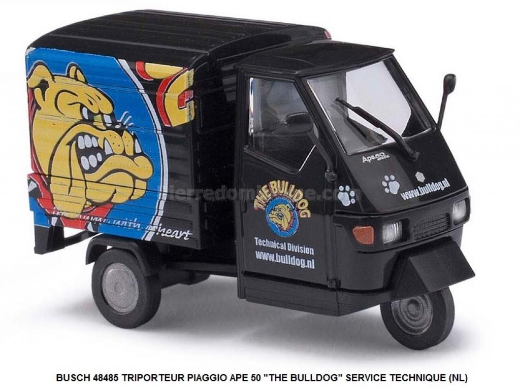 TRIPORTEUR PIAGGIO APE 50 "THE BULLDOG"...