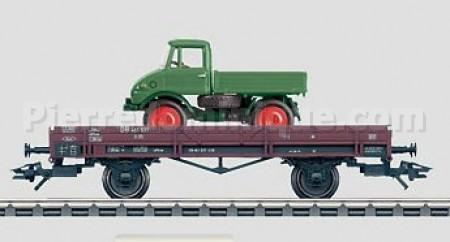 WAGON PLAT DB AVEC UNIMOG WAGON PLAT DB AVEC UNIMOG