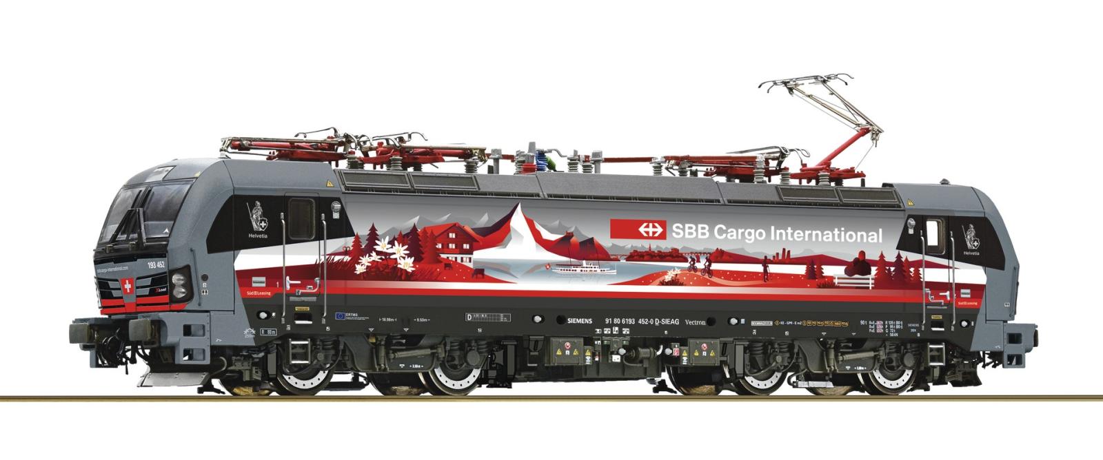 LOCOMOTIVE ELECTRIQUE 193 452-0 SCHWEIZPIERCER SBB CARGO (A ...