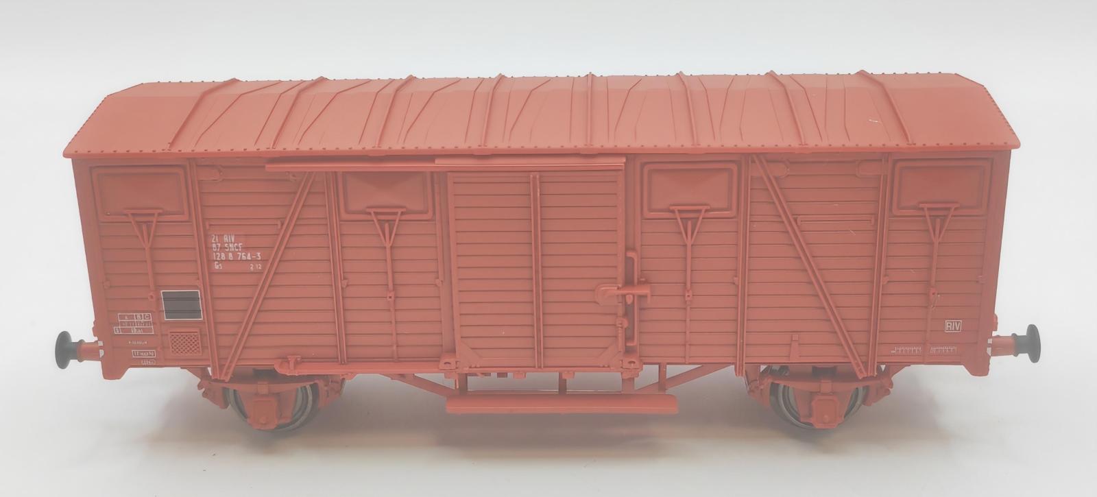 WAGON COUVERT STANDARD GS 21 87 178 8 764 7 TOIT ROND ROUGE BOIS ...